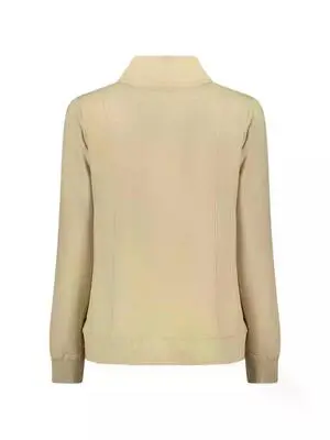 FREDDY Zip-up Mock-neck Sweatshirt - Neutrals