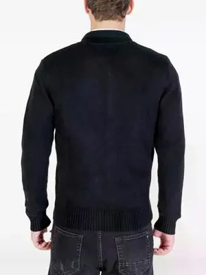 GIANNI LUPO Button-up High-neck Sweater