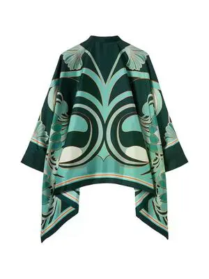 La DoubleJ Floral-print Foulard Shirt - Green