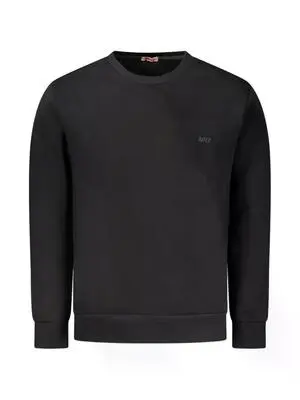 RIFLE Embroidered-logo Crew-neck Sweater