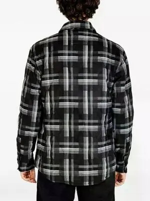 GIANNI LUPO Plaid Quilted Shirt Jacket