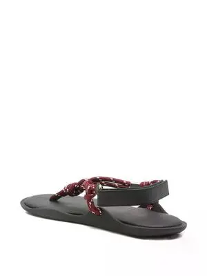 Flowze Rope-strap Sandals - Red