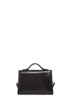 Gabriela Hearst Small Leonora Flap Bag In Snakeskin