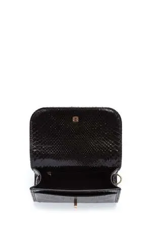 Gabriela Hearst Small Leonora Flap Bag In Snakeskin