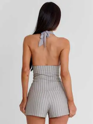 OUTCAST Ariyah Striped Shorts