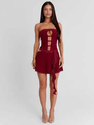 OUTCAST Nina Mini Dress - Red