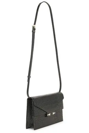 TOM FORD Soft Printed Croc Mini Bag - Black