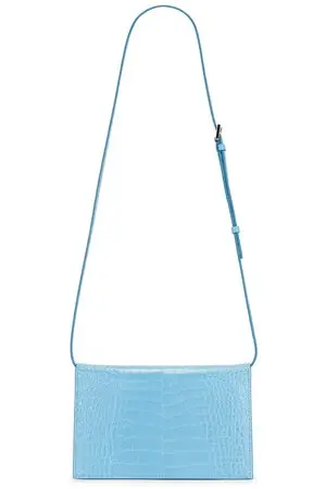 TOM FORD Soft Printed Croc Mini Bag - Lichen Blue