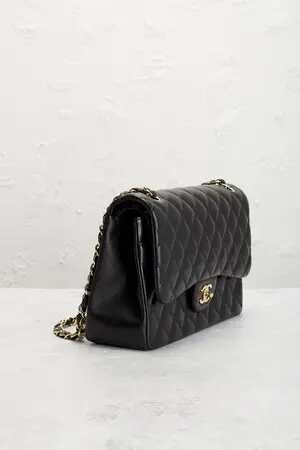 Chanel Lambskin Jumbo Double Flap Bag