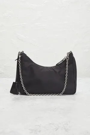 Prada Re-edition 2005 Re-nylon Shoulder Bag - Black