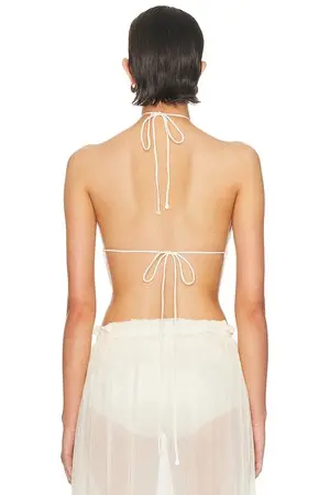 Chan Luu Beaded Halter Top