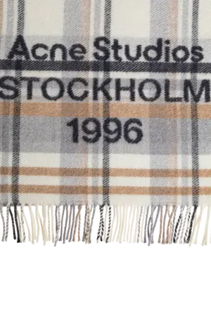 Acne Studios Wool Scarf - Grey