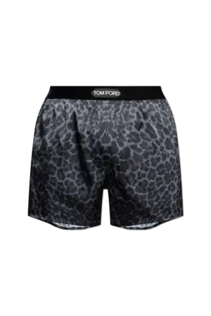 TOM FORD Silk Lingerie Shorts - Grey