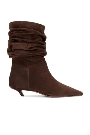 Amina Muaddi Mid Calf Boots For Women