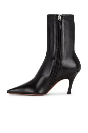 Amina Muaddi Jamie Nappa 80 Boots - Black