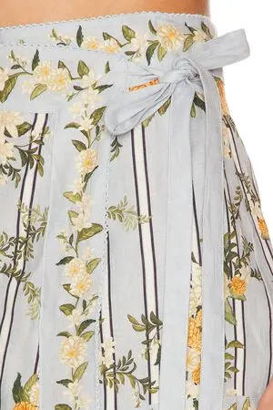 Agua Bendita Agua By Agua Bendita Luna Mini Sarong Skirt Valle