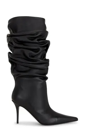 Amina Muaddi Anok 105 Latex Bootie