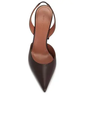 Amina Muaddi Holli 95 Nappa Sling Back Pump