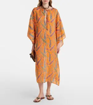 Etro Paisley Ramie Kaftan