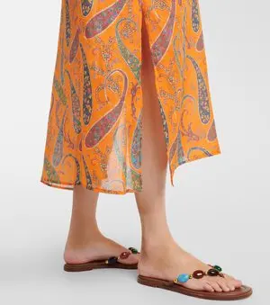 Etro Paisley Ramie Kaftan