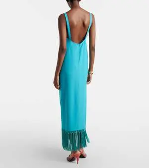 TALLER MARMO Palermo Fringed Midi Dress