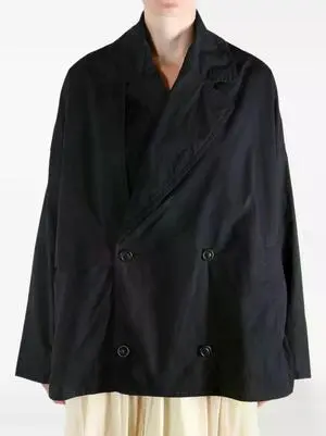 CASEY CASEY Cotton Double-breasted Coat