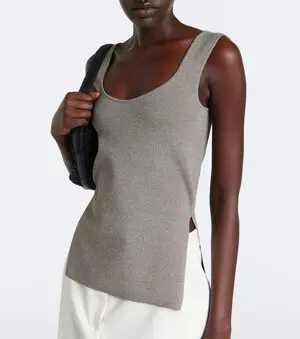 RÓHE Knitted Tank Top - Grey