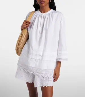 Polo Ralph Lauren Broderie Anglaise Cotton Poplin Shirt