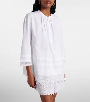 Polo Ralph Lauren Broderie Anglaise Cotton Poplin Shirt