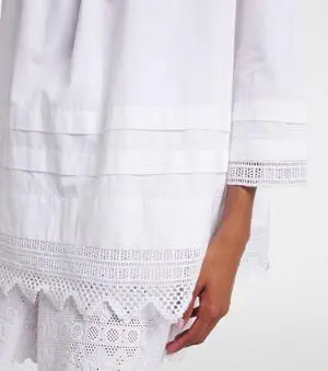 Polo Ralph Lauren Broderie Anglaise Cotton Poplin Shirt