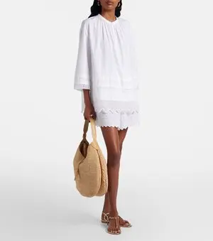 Polo Ralph Lauren Broderie Anglaise Cotton Poplin Shirt