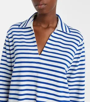 Polo Ralph Lauren Striped Cotton Jersey Polo Dress