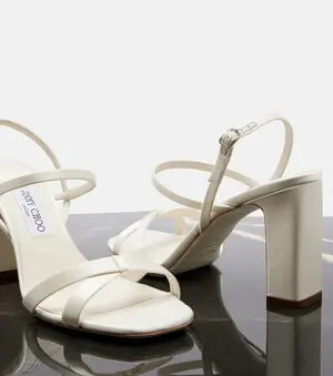JIMMY CHOO Elsy Slingback Sandals - White