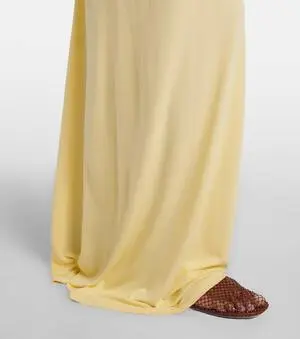 Christopher Esber Jersey Maxi Skirt - Yellow