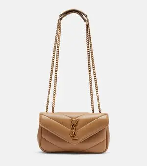 Saint Laurent Loulou Mini Leather Shoulder Bag