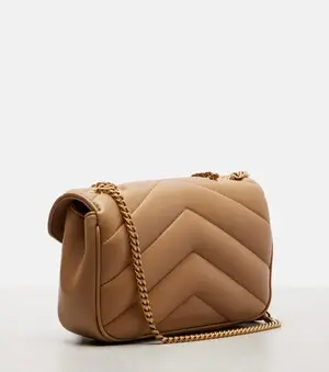 Saint Laurent Loulou Mini Leather Shoulder Bag