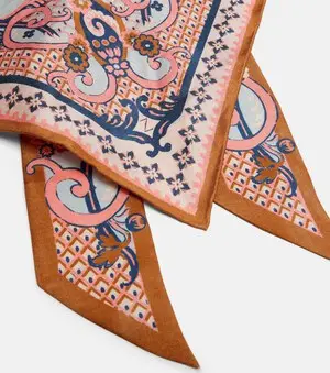 Zimmermann Printed Silk Head Wrap