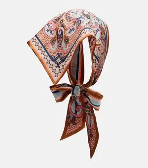 Zimmermann Printed Silk Head Wrap