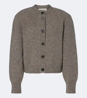 RÓHE Wool Cardigan - Grey