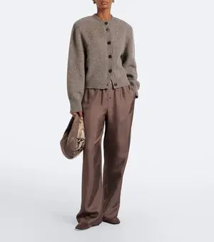 RÓHE Wool Cardigan - Grey