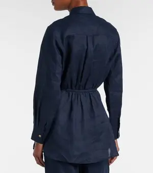 Melissa Odabash Ariel Linen Shirt