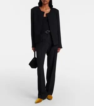TOTEME Velvet Slip-on Loafers - Yellow