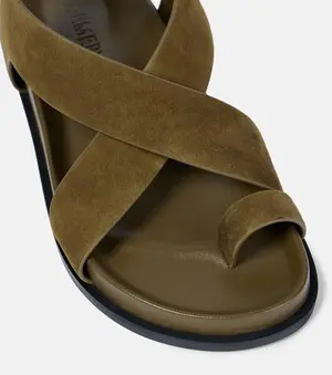 A.emery Jalen Suede Sandals - Brown