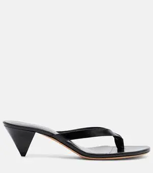 JUDE Rooty Leather Thong Sandals