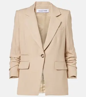 Veronica Beard Battista Blazer - Beige