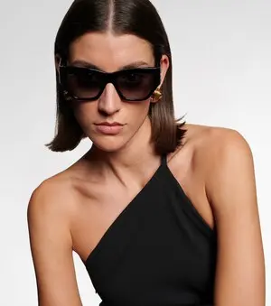 Cartier Signature C Cat-eye Sunglasses - Black