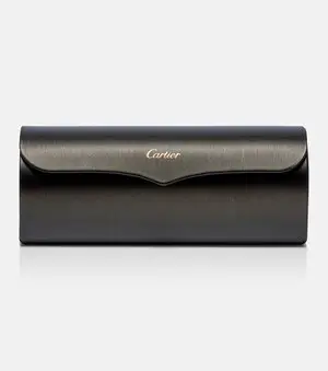 Cartier Signature C Cat-eye Sunglasses - Black