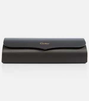 Cartier Signature C Cat-eye Sunglasses - Brown