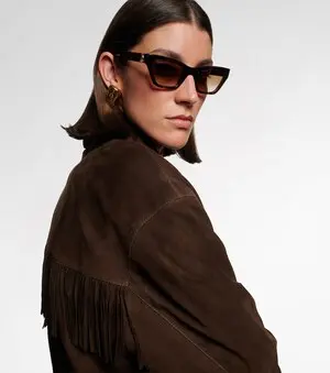 Cartier Signature C Cat-eye Sunglasses - Brown