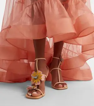 Zimmermann Lilia 85 Leather Sandals